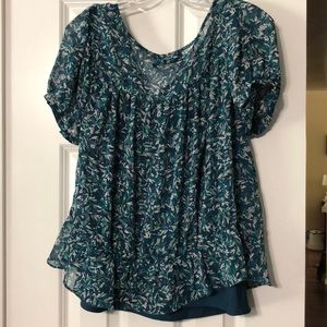 a.n.a | Tops | Ana Colorful Sheer Top | Poshmark